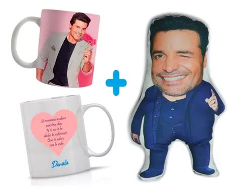 Cojin Chayanne Chiquito Decorativo Mug Personalizado Chayane Cuotas
