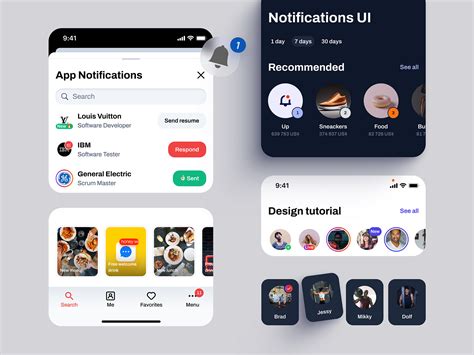 Seamless Interface Design App Notification Ui Guide By Roman Kamushken For Setproduct On Dribbble