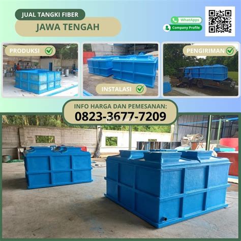 Penjual Tangki Fiber STP Tangki Pengelolaan Air Limbah Tahan Bocor Di