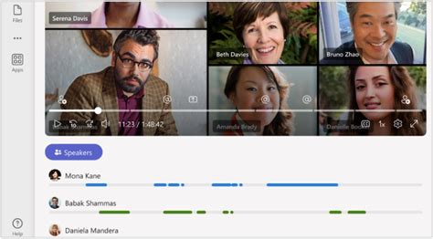 在 Teams 中microsoft會議摘要 Microsoft 支援服務
