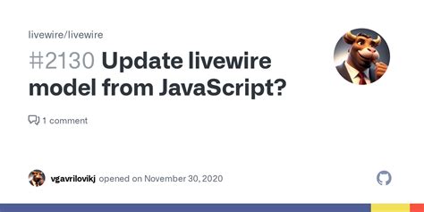 Update Livewire Model From Javascript · Issue 2130 · Livewire