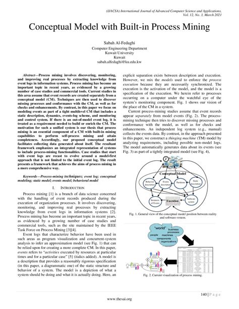 Conceptual Model With Built In Process Mining Deepai