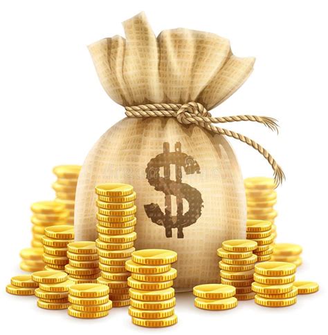 充分的大袋现金金钱金币 R 向量例证 插画 包括有 比赛 海盗 美元 运气 充分 例证 硬币 146552061