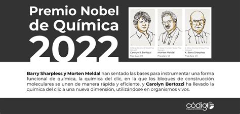 Premio Nobel de Química 2022 Código F