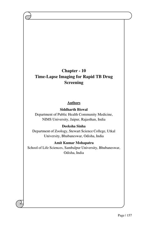Pdf Time Lapse Imaging For Rapid Tb Drug Screening