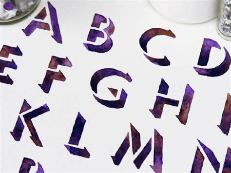 Watercolor Typography Design Work Life