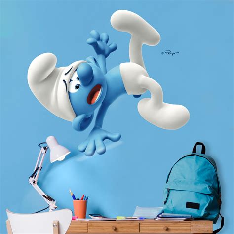 Clumsy Smurf Falling