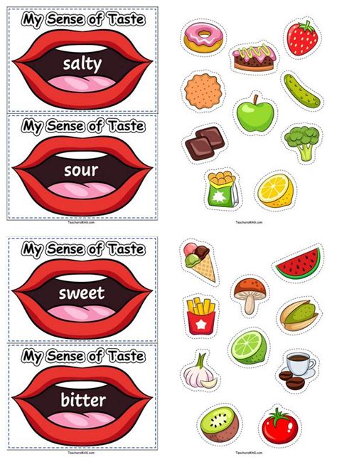 Some Stickers With Different Types Of Food On Them And The Words In