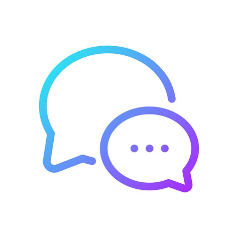 Communication Pixel Perfect Gradient Linear Ui Icon Social Media Conversation Customer Support