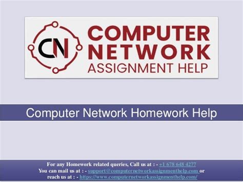 Computer Network Homework Help Ppt
