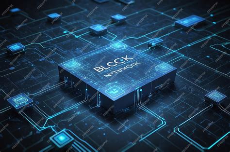 Blockchain Network Concept Distributed Ledger Technology Block Chain