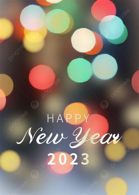 2023 Font New Year Light Effect Background 2023 New Year Background
