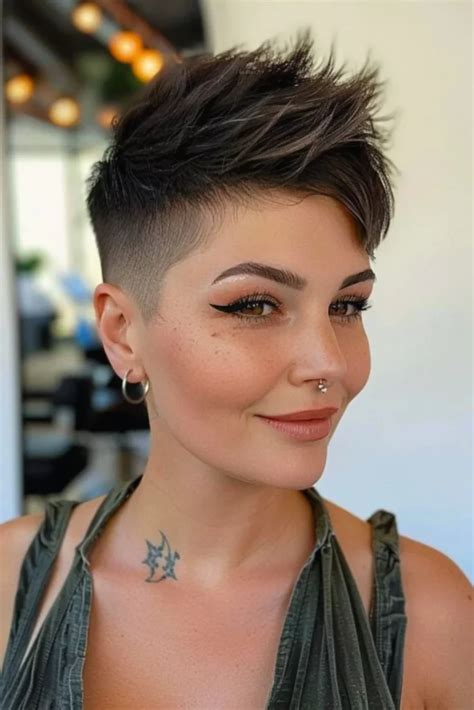 15 Bold And Stylish Shaved Pixie Cuts For A Fearless New Look She