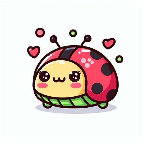 Premium Vector Cute Lady Bug In A Hand Drawn Vector Illustration
