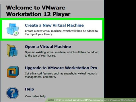 How To Install Windows Xp Professional On A Vmware Workstation
