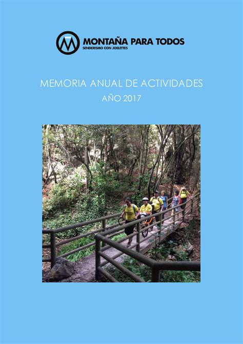 MEMORIA DE ACTIVIDADES Montaña Para Todos