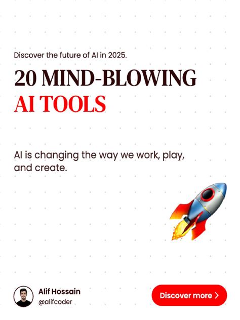 20 Mind Blowing Ai Tools Pdf