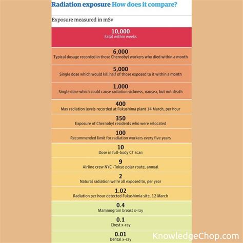 Radiation Exposure Guide 🥷 Knowledge Ninja