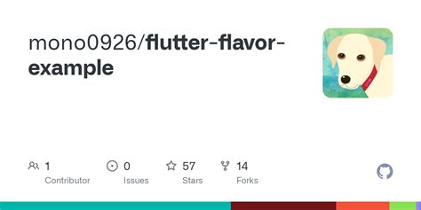 Github Mono Flutter Flavor Example