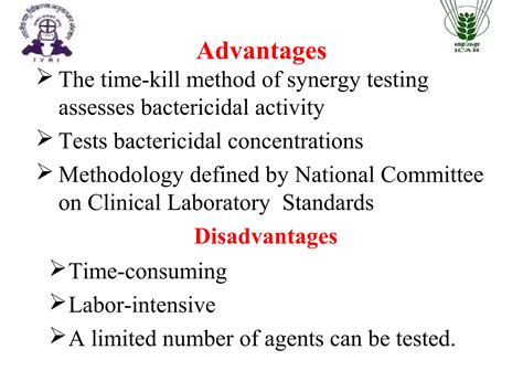 Methods For Determining Fractional Inhibitory Concentration Fic Ppt