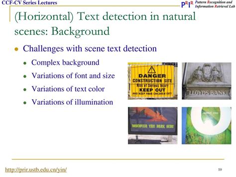 复杂图像视频 文本检测、跟踪和识别 Xu Cheng Yin 殷绪成 Phdprof 模式识别技术创新实验室 Ppt Download