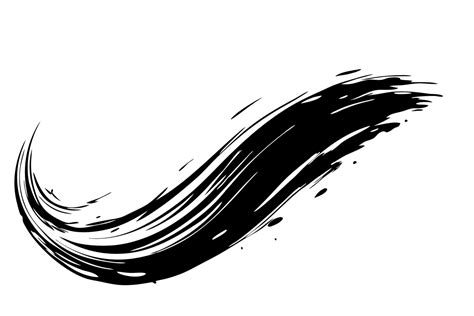 Abstract Swirl Design Dynamic White Lines On Black Background Motion