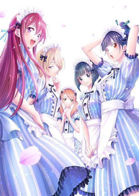 Tsuruga Ami Ono Shiragiku Hououji Akane Tsukishima Riho And