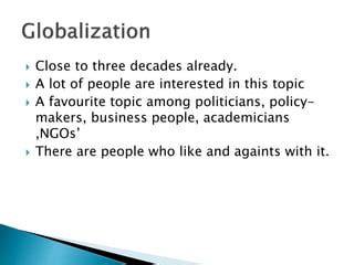 Globalization PPT