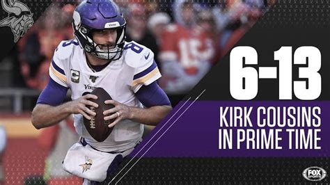 Kirk Cousins Kohls Meme In Primetime Monday Night Record Sportsjone