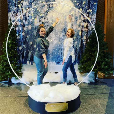 Snow Globe Photo Booth Winter Wonderland Christmas Party Winter