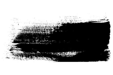 흰색 배경에 검은 그런 지 브러시 스트로크 질감입니다 추상 지저분한 잉크 페인트 브러시 배너 프리젠 테이션 포스터 표지 거친에 대한 스톡 벡터 아트 및 기타 이미지 Istock