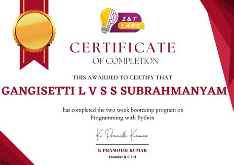 Gangisetti L V S S Subrahmanyam On Linkedin Iandtlabs Python