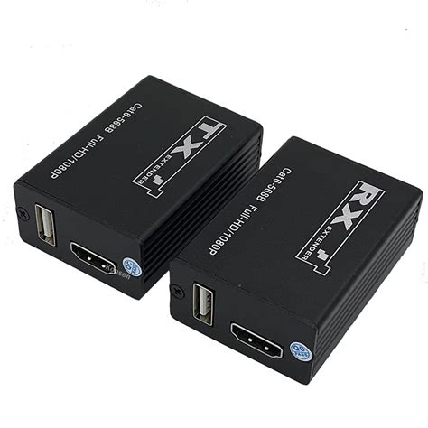 HDMI KVM Extender RJ45 30M 1080P HDMI KVM Extender with USB to Cat6 5E ...
