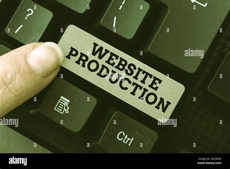 Handwriting Text Website Production Word Written On Website Production Editing And Publishing