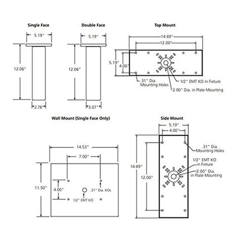 advantage environmental lighting cli exit led clean room