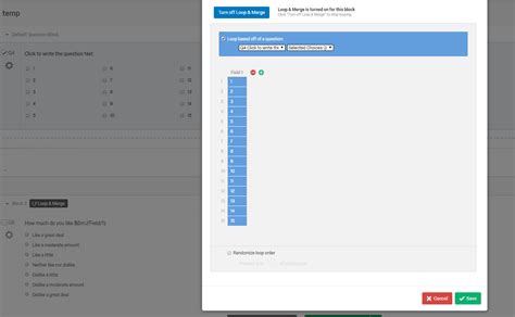 pipe multiple choice selections separately into other questions xm