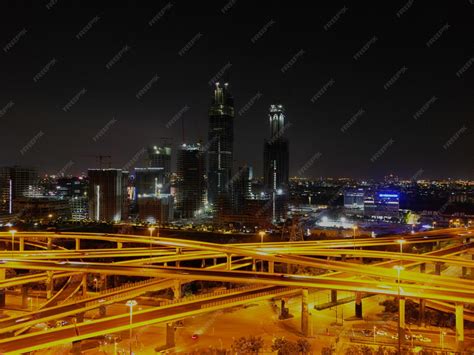 Premium Photo Overpass At Night
