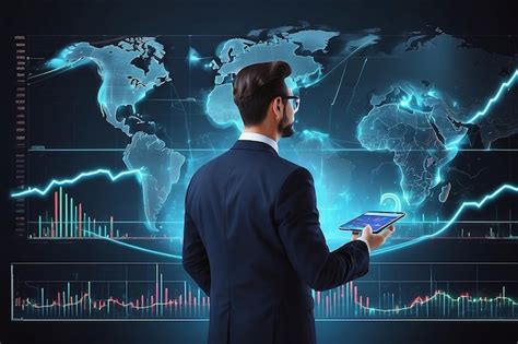 Premium Photo Planning And Strategy Stock Market Business Growth