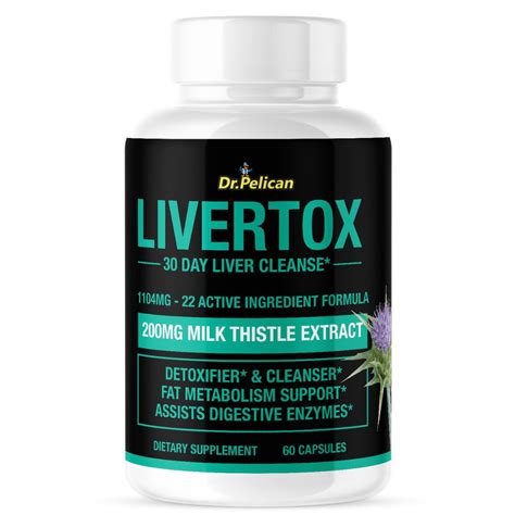 Livertox 60 Capsules Dr Pelican Etsy