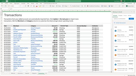 Money Management Excel Excel Templates