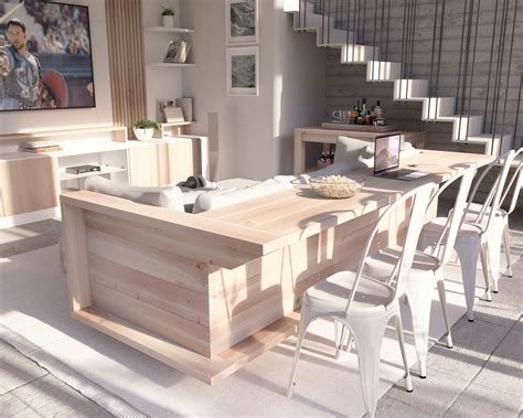 Diy Woodworking Plans For Modular Sofa With Built In Storage And Table Diy Projects Plans