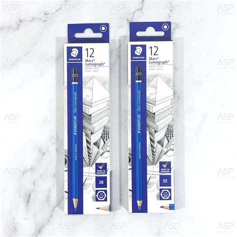 ดินสอ Staedtler รุ่น Mars Lumograph ดินสอเขียนแบบ ความเข้ม 2b Ee ยก