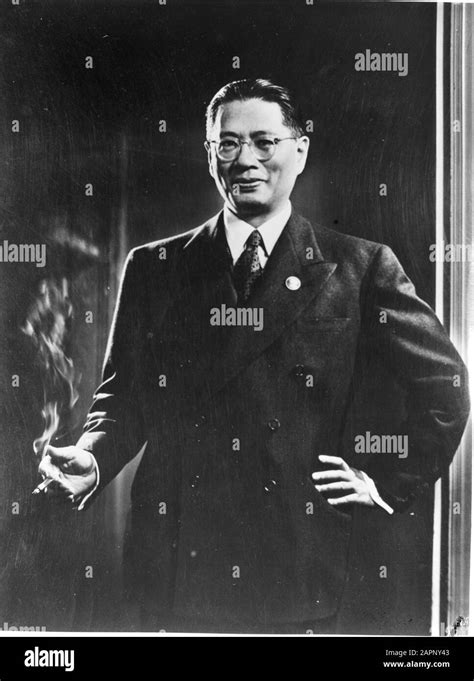 T V Tse Ven Soong Prime Minister Of China Annotation Repronegative