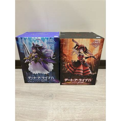 現貨 正版 景品 Taito Amp 約會大作戰 Ⅳ 時崎狂三 夜刀神十香 鏖殺公 公仔 蝦皮購物