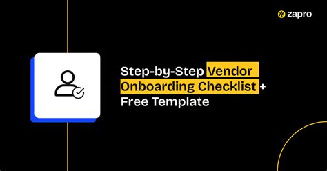 Your Complete Vendor Onboarding Checklist Free Template Included