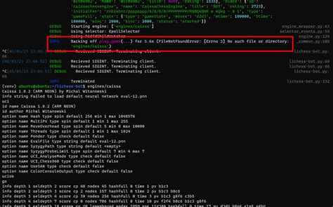 Can T Load Engine Binary On Linux Filenotfounderror Issue