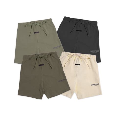 Jual Fog Essentials Black Rubber Reflective Shorts Shopee Indonesia