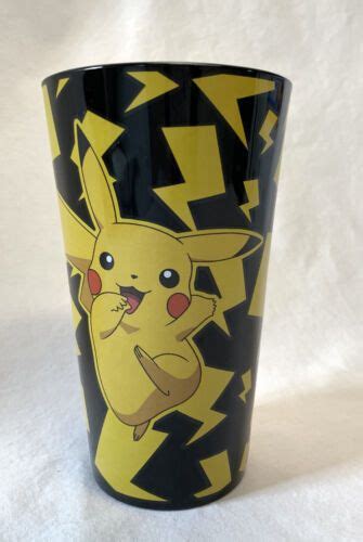 Pokémon Pikachu Lightning Pint Glass Ebay Cool Pokemon Cards