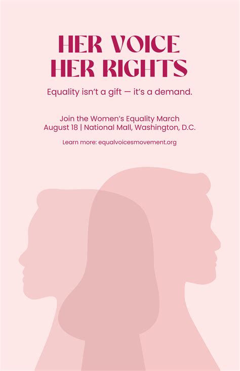 Free Colorful Feminism Propaganda Poster Template To Edit Online