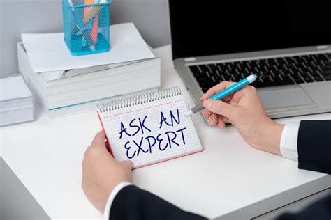 Text Caption Presenting Ask An Expert Business Idea Asking For Advice